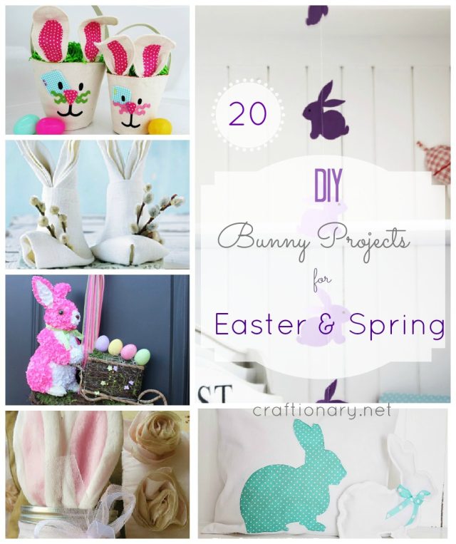 Make Easter bunny for Spring (20 DIY Ideas) - Craftionary