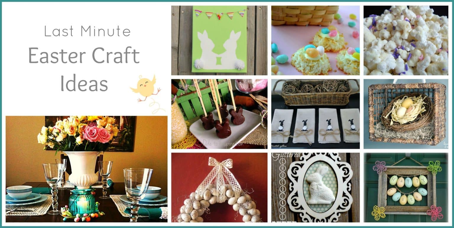 15 Last minute DIY Easter Crafts - Craftionary
