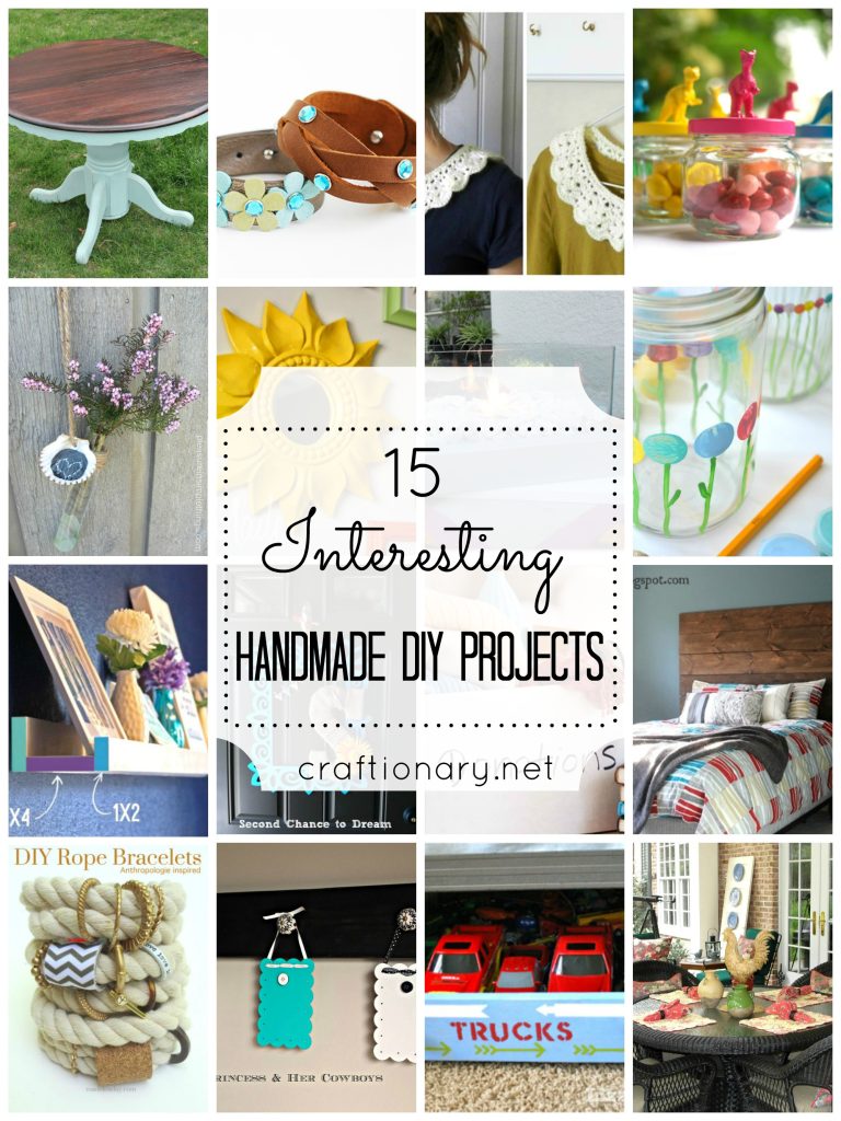 15 Interesting Handmade DIY Projects - Craftionary