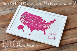 world-map-bulletin-board - Craftionary