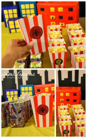 Superhero Birthday Party (free printables) - Craftionary