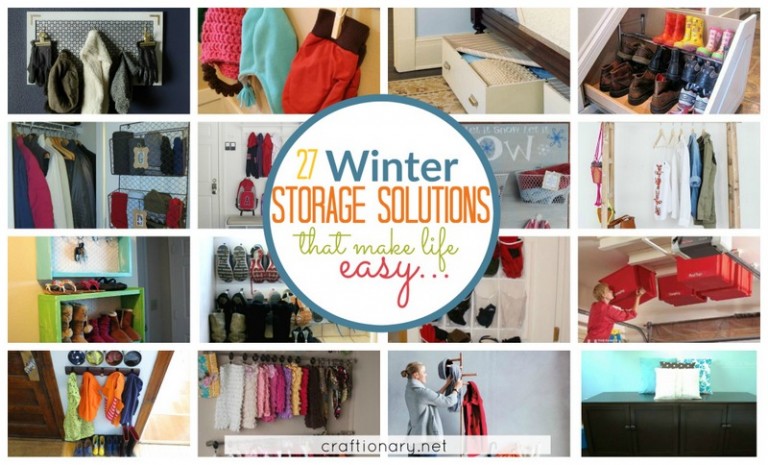Winter Storage Solutions and Organization Ideas that make life easy