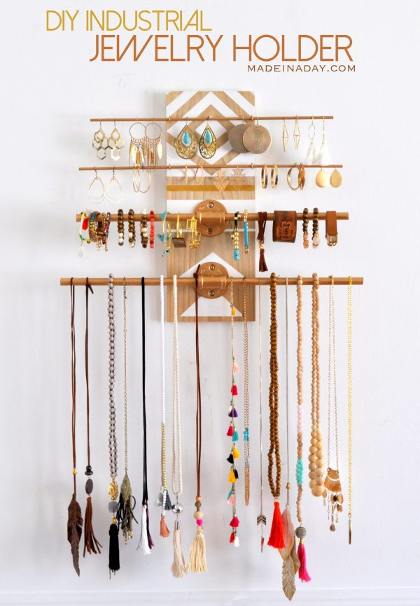 New jewelry organizers and DIY jewelry organization ideas - Craftionary