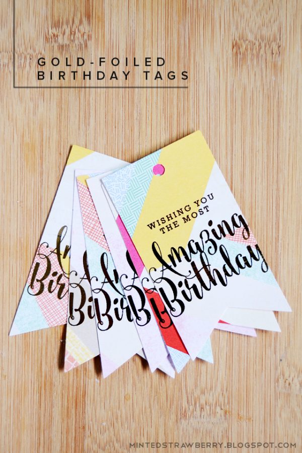 Birthday gift tags printables that WOW the recipient - Craftionary