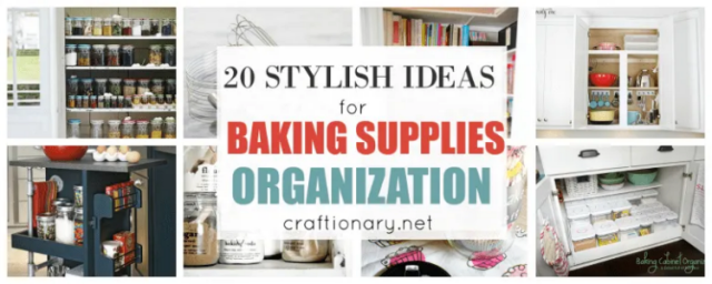 Baking organization baking supplies tips and tricks - Craftionary