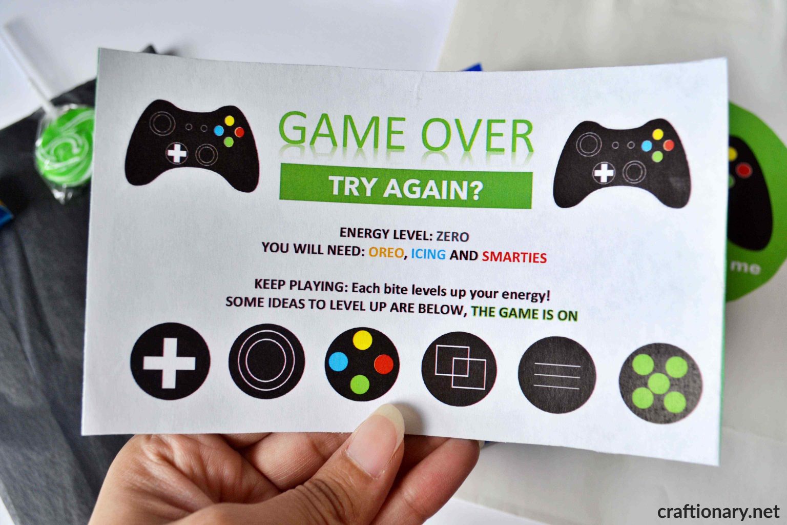 Game On | Video Game Birthday Party with printables - Craftionary