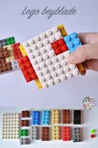 LEGO beyblades make with Lego at home | Let it rip! - Craftionary