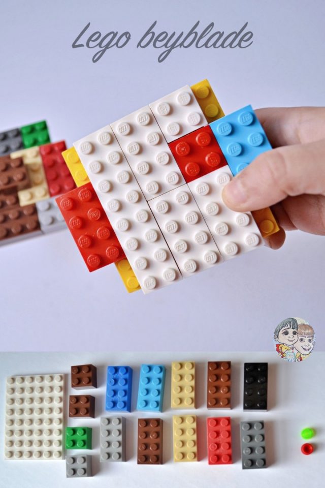 LEGO beyblades make with Lego at home | Let it rip! - Craftionary
