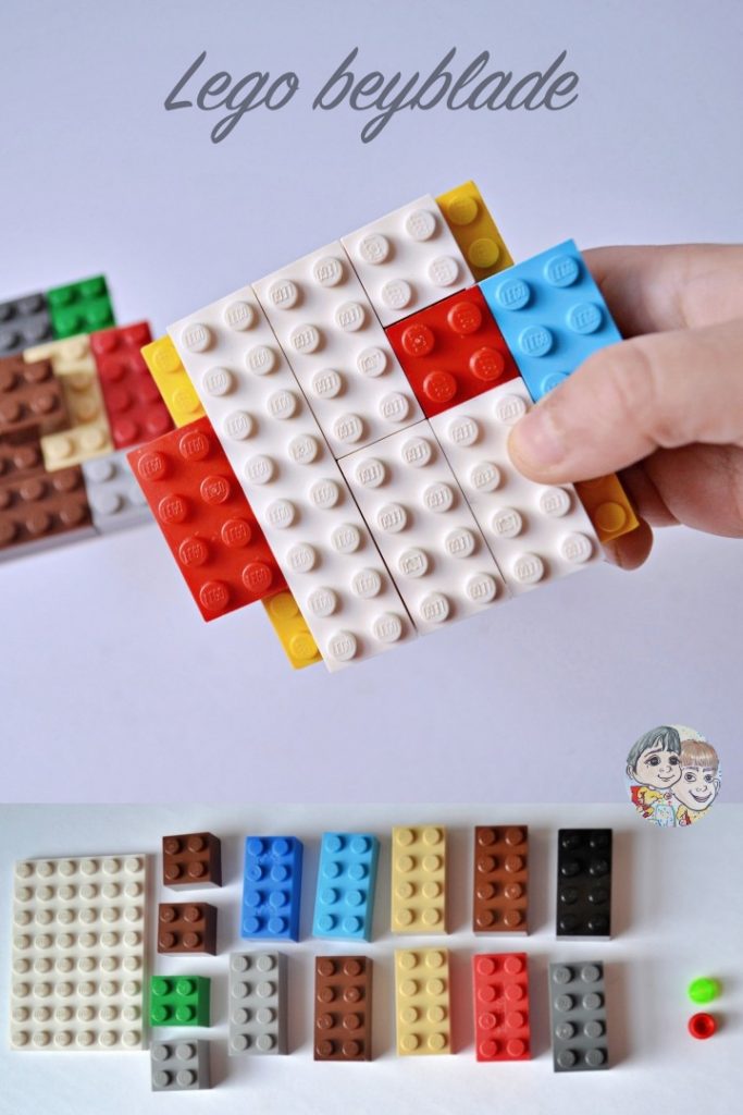 LEGO beyblades make with Lego at home | Let it rip! - Craftionary