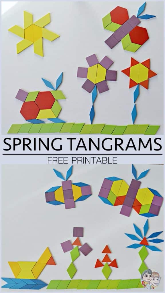 spring-tangram-pattern-blocks-activities-for-kids - Craftionary