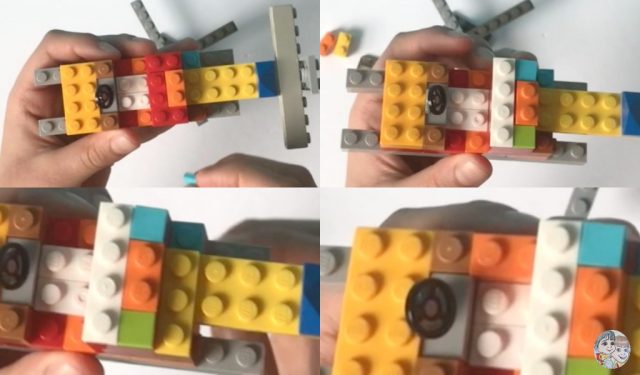 Lego helicopter building instructions for kids - Craftionary