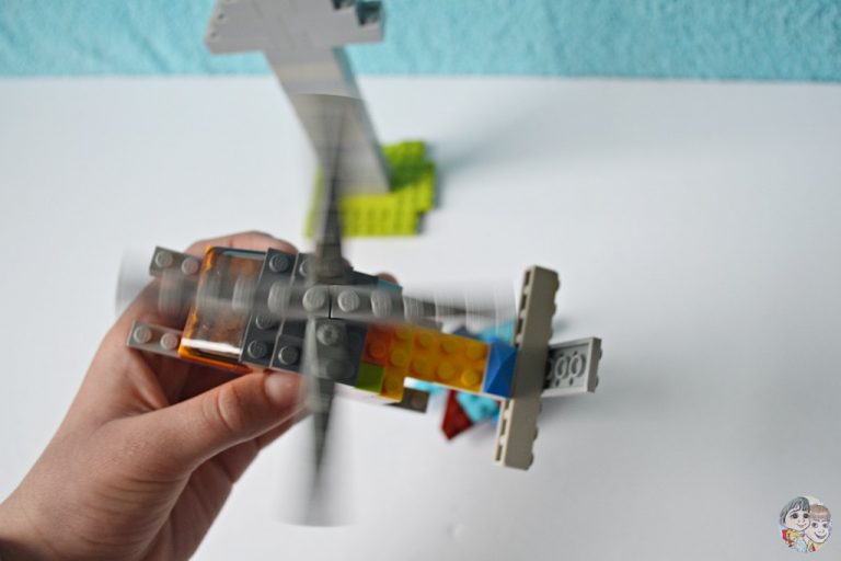 Lego helicopter building instructions for kids - Craftionary