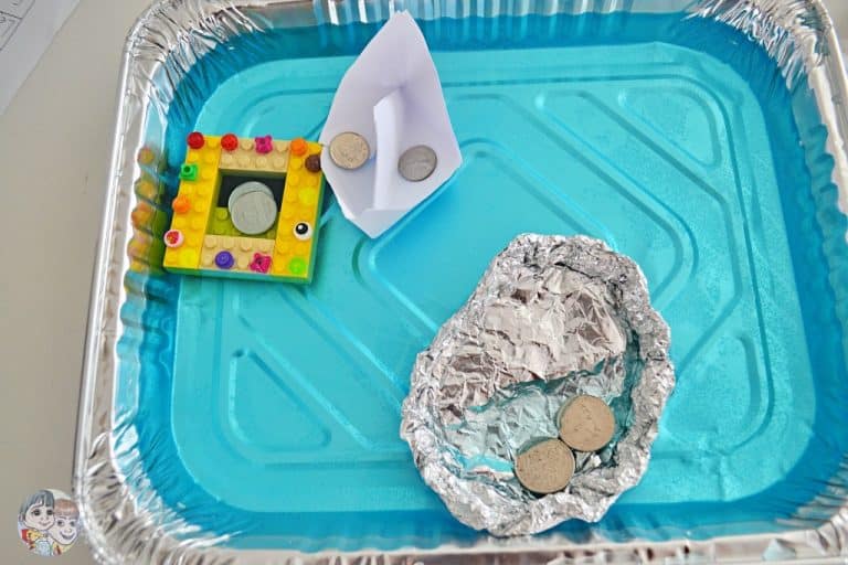 Floating boat kids science experiment (Stem Activity) Craftionary