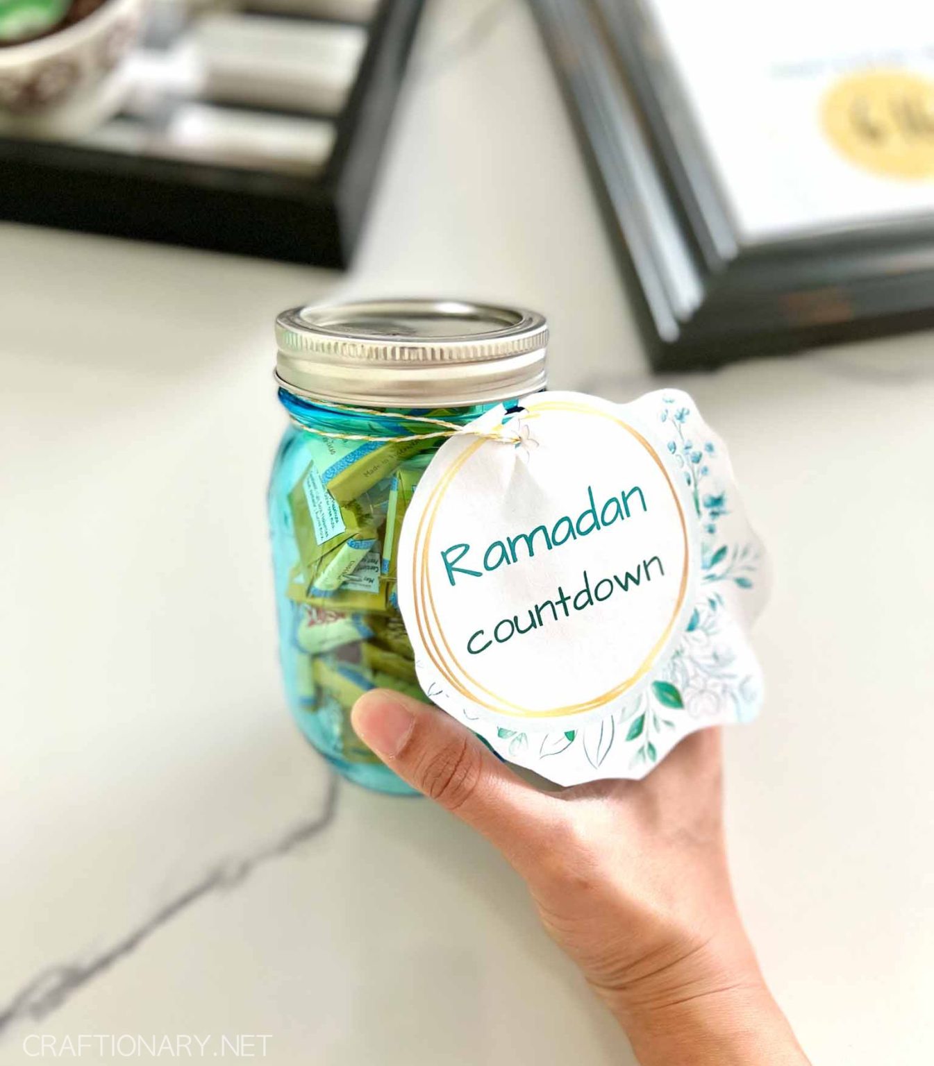 Ramadan-Printable-countdown-treat-jar - Craftionary