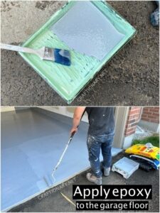 DIY Rustoleum GARAGE FLOOR EPOXY Instructions - Craftionary