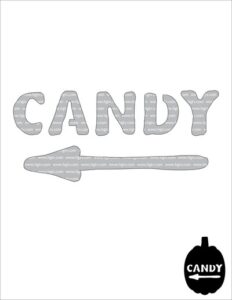 Candy-pumpkin-carving-template - Craftionary