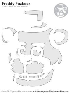Five-Nights-at-Freddys-Freddy-Fazbear-template - Craftionary