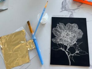 guilding-custom-painted-canvas-with-laser-engraving-images - Craftionary