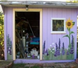 40 WHAT COLOR Garden Shed Painting Ideas - Craftionary