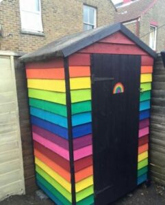 40 WHAT COLOR Garden Shed Painting Ideas - Craftionary