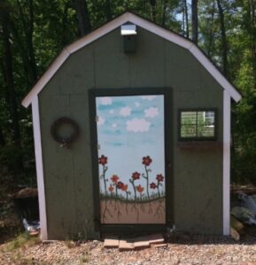 40 WHAT COLOR Garden Shed Painting Ideas - Craftionary