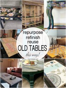 30 Efficient uses for old tables - Craftionary