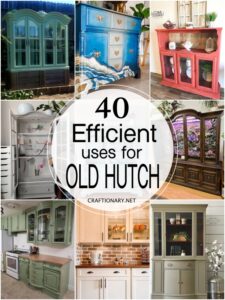 40 Efficient uses for old china hutch - Craftionary
