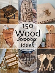 150 Wood Burning Ideas - Objects and Designs - Craftionary
