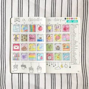 How to Start Doodle-a-Day Journaling: 30 Easy Doodling Ideas - Craftionary