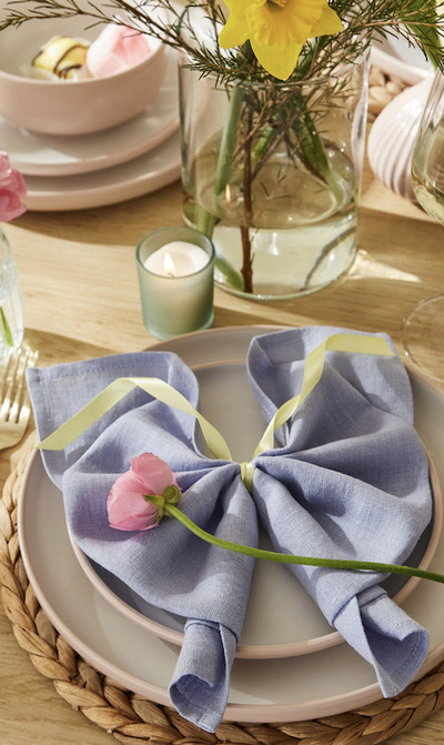 Dining Table Charger Plate Napkin Display Ideas - Craftionary