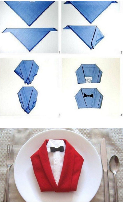 Dining Table Charger Plate Napkin Display Ideas - Craftionary