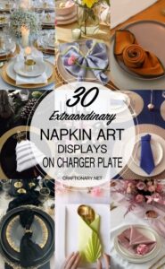 Dining Table Charger Plate Napkin Display Ideas - Craftionary