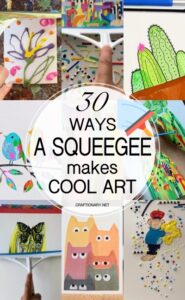 30 Creative Ways A Squeegee Makes Paintings Come To Life - Craftionary