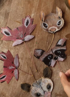 Leaf Painting: Beautiful Painted Art on Dried Leaves - Craftionary